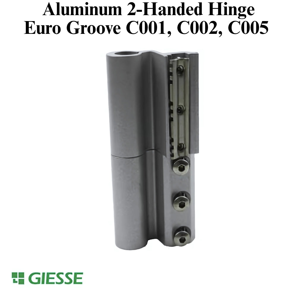 Giesse Celera Clamp Hinge for Aluminum terrace and Balcony Doors - Bla